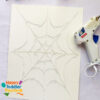 Hot Glue Spider Web Craft for Kids - Happy Toddler Playtime