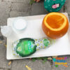 Fizzy Pumpkin Science Experiment for Halloween - Happy Toddler Playtime