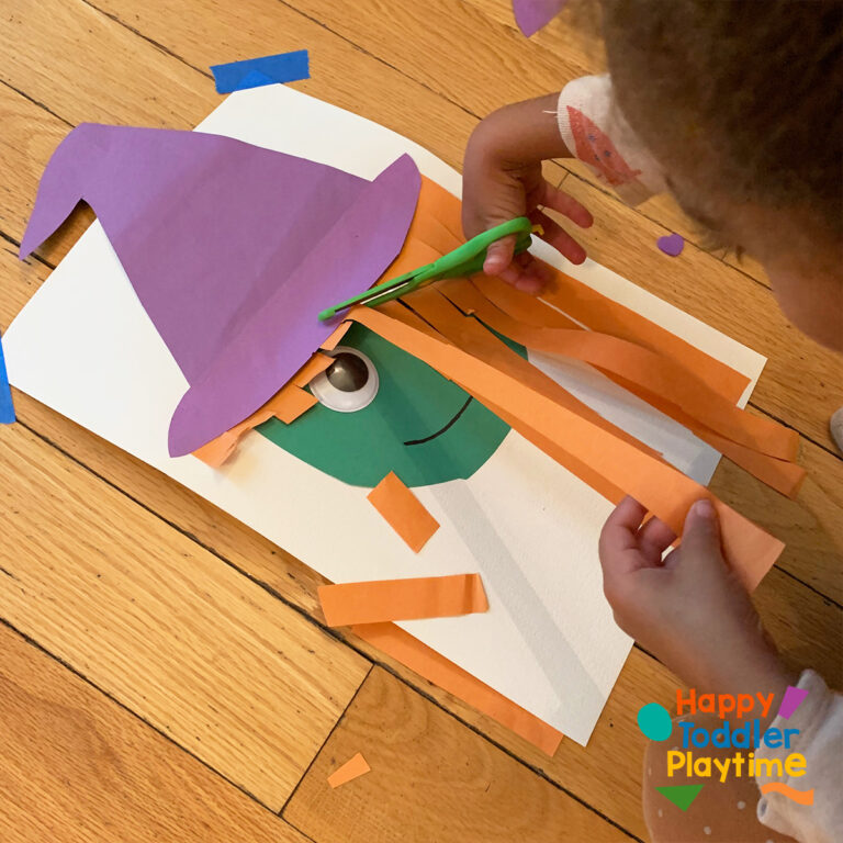 Witch Haircut Activity & Craft - Happy Toddler Playtime
