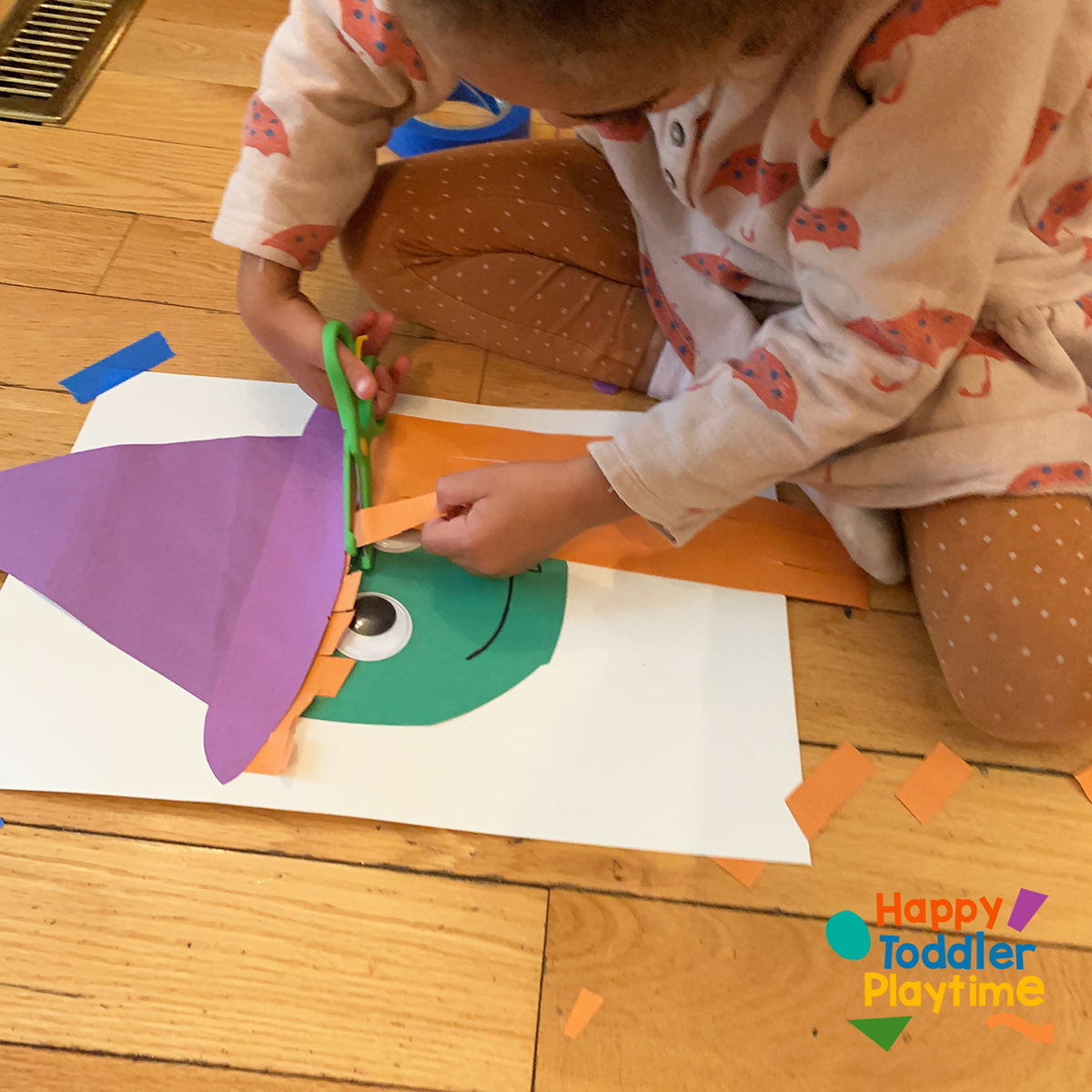 Witch Haircut Activity & Craft - Happy Toddler Playtime
