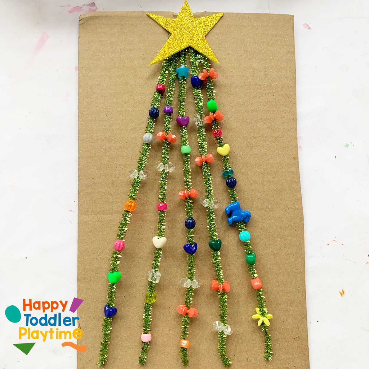 Decorate the Christmas Tree: Easy Fine Motor Activity for Kids - Happy ...