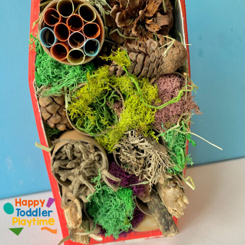 How to Make a Bug Hotel Craft: Fun Craft for Kids - Happy Toddler Playtime