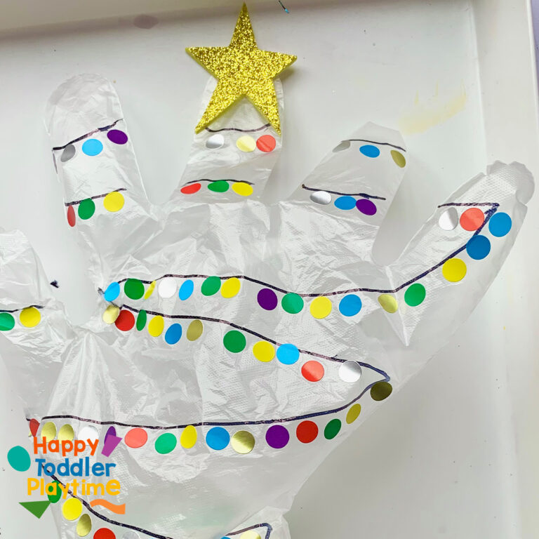 Blow Up Christmas Tree Craft for Kids - Happy Toddler Playtime