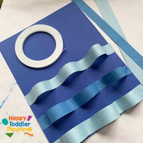 Boat Rocking in the Waves Craft - Happy Toddler Playtime