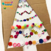Sticky Christmas Tree Activity & Craft - Happy Toddler Playtime