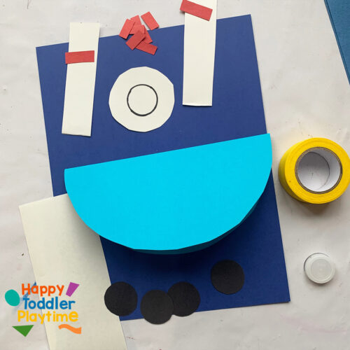 Boat Rocking in the Waves Craft - Happy Toddler Playtime