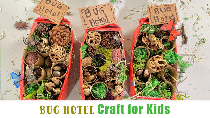 How to Make a Bug Hotel Craft: Fun Craft for Kids - Happy Toddler Playtime