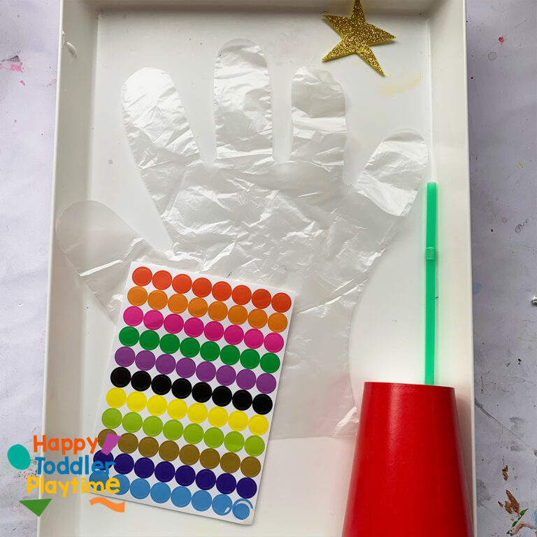 Blow Up Christmas Tree Craft for Kids - Happy Toddler Playtime