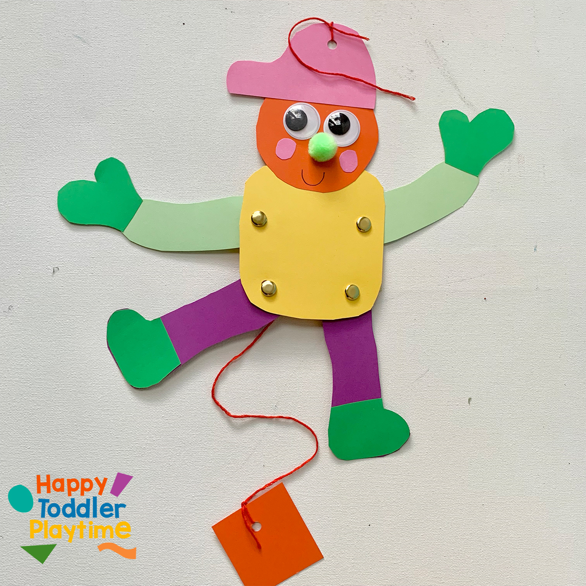 How to Make Dancing Puppets: Easy Craft For Kids - Happy Toddler Playtime
