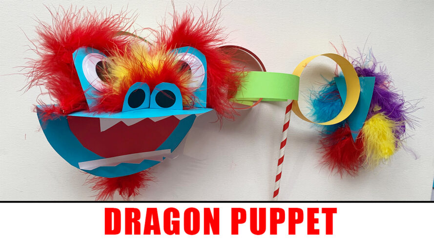 Fun Dragon Puppet Craft for Kids - Happy Toddler Playtime