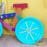 Easy Cardboard Bicycle Craft for Kids - Happy Toddler Playtime