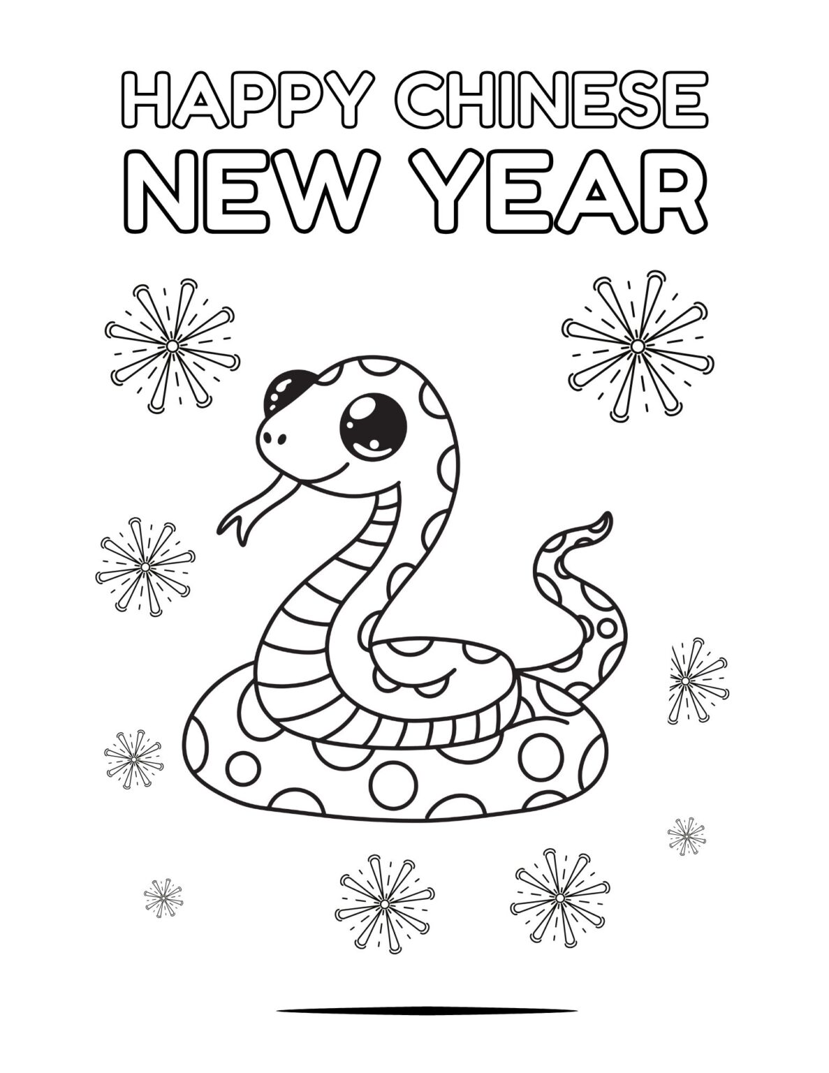 Free Chinese New Year Colouring Pages for Kids (2025) - Happy Toddler ...