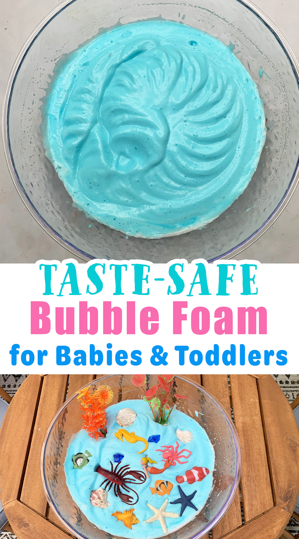 Taste-Safe Bubble Foam for Babies & Toddlers - Happy Toddler Playtime
