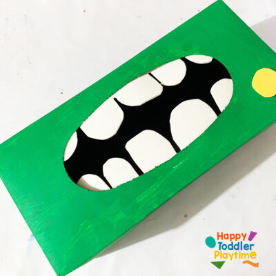 Tissue Box Monster Craft - Happy Toddler Playtime