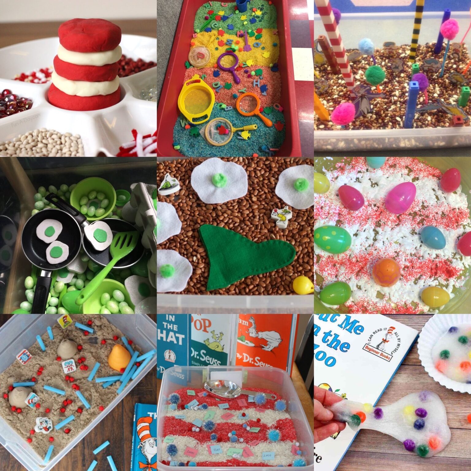 Dr. Seuss Sensory Play Activities for Kids - Happy Toddler Playtime