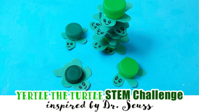 Yertle the Turtle STEM Challenge - Happy Toddler Playtime