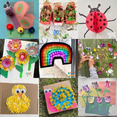 50+ Spring Crafts for Kids - Happy Toddler Playtime