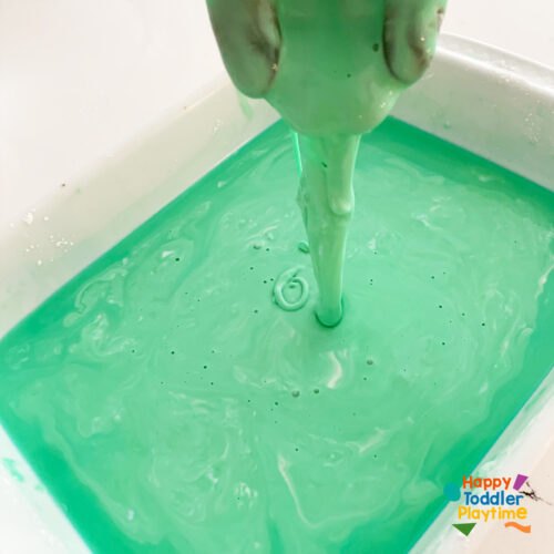 Green Oobleck: Simple STEM Activity Inspired by Dr Seuss - Happy ...