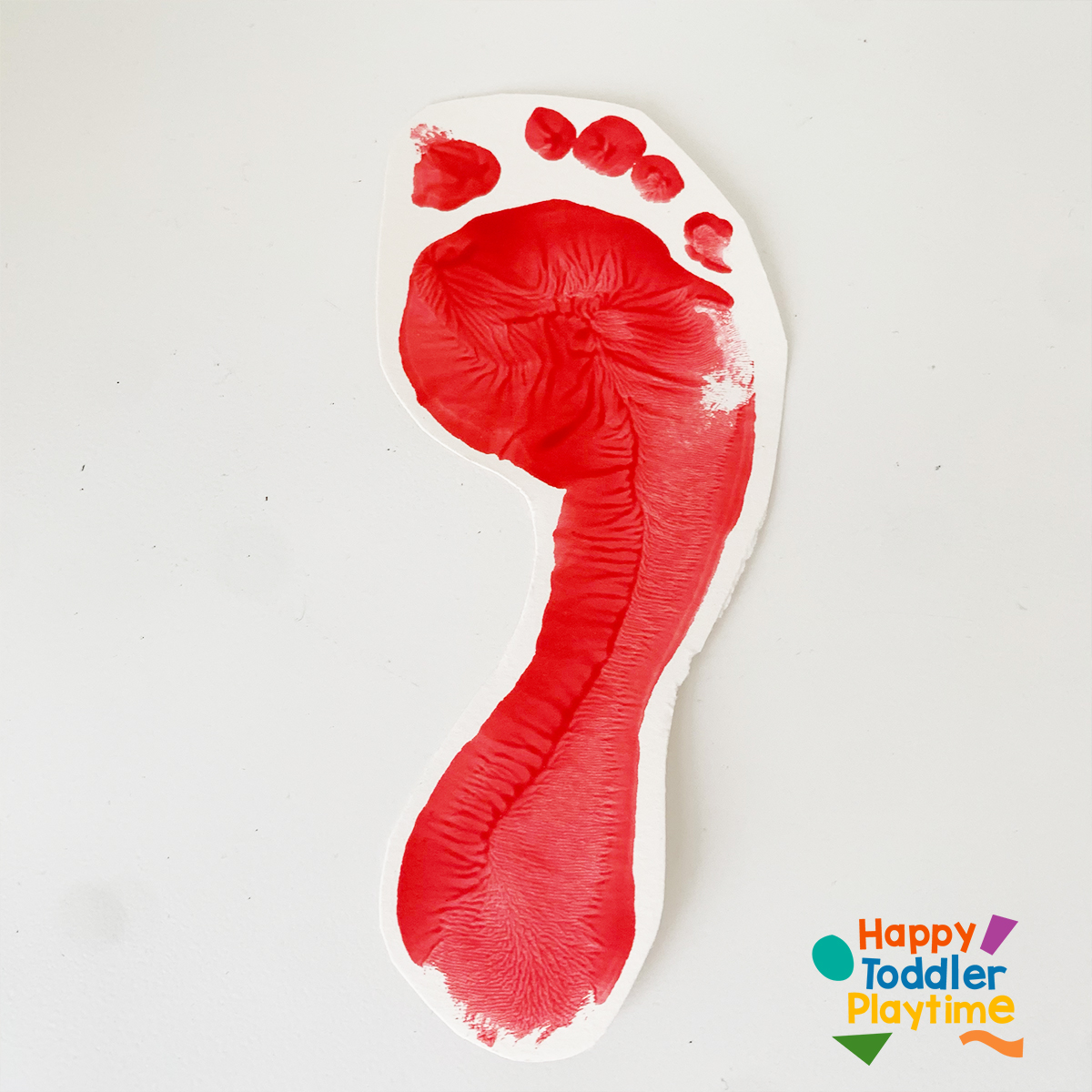 Footprint Watermelon Valentines Day Card Craft For Babies - Happy ...