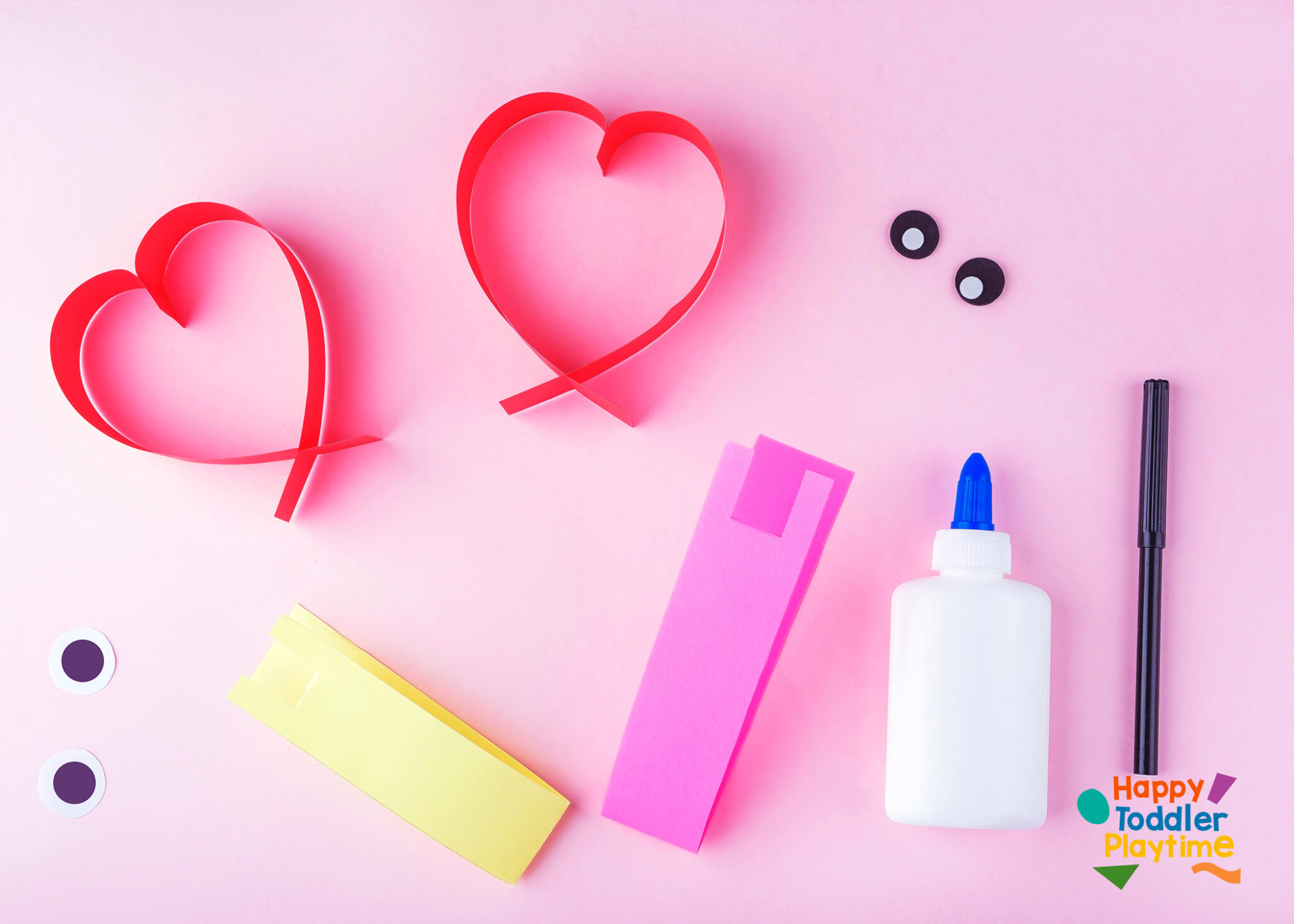 Heart Snail Craft – Valentines Day Crafts - Happy Toddler Playtime