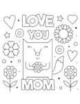 Free Mother's Day Coloring Pages (Printables) for Kids - Happy Toddler ...