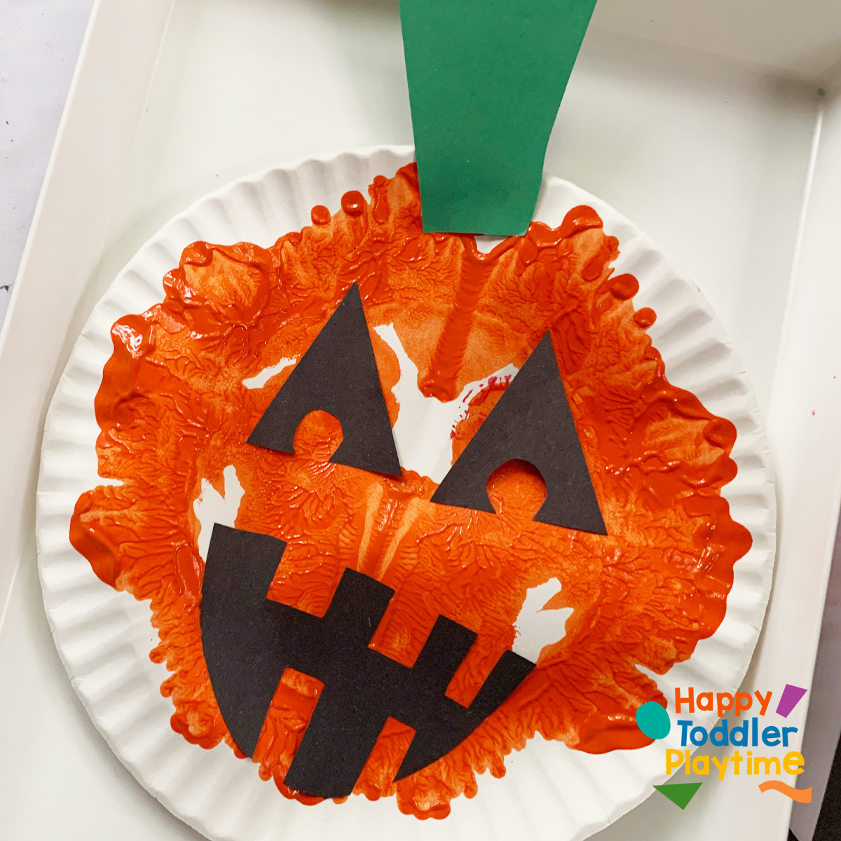 Halloween Paper Plate Crafts for Kids - Happy Toddler Playtime