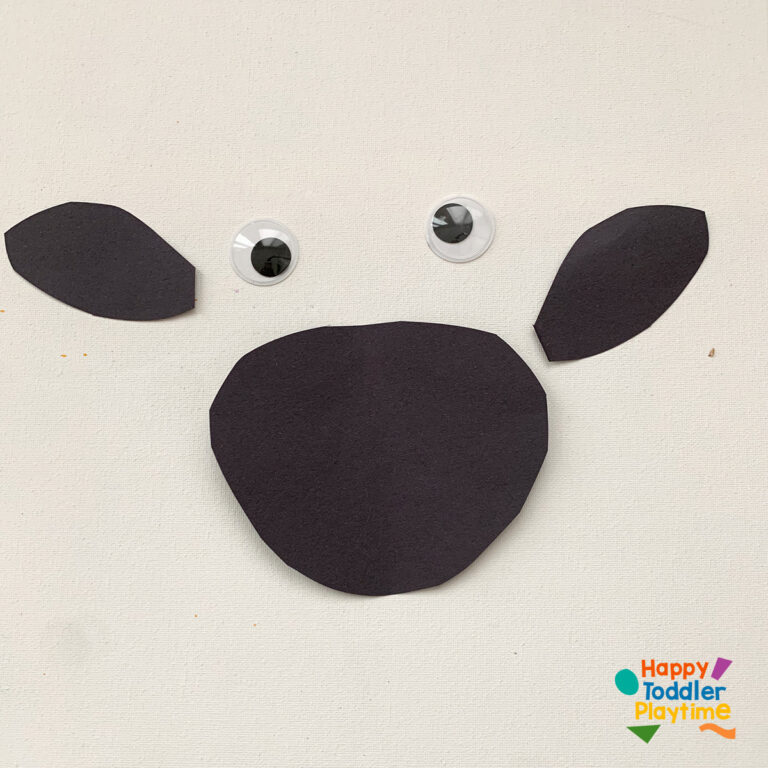 Pop-Up Paper Plate Sheep Craft - Happy Toddler Playtime