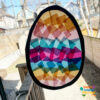 Easter Egg Suncatcher Craft with free egg template - Happy Toddler Playtime