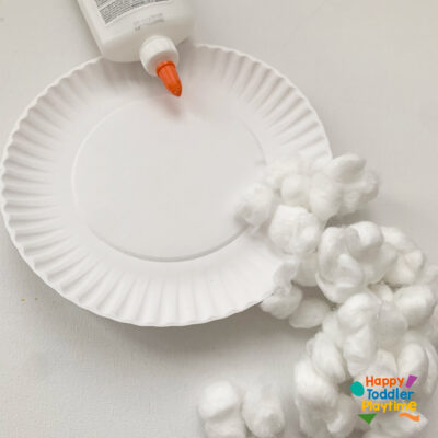 Pop-Up Paper Plate Sheep Craft - Happy Toddler Playtime