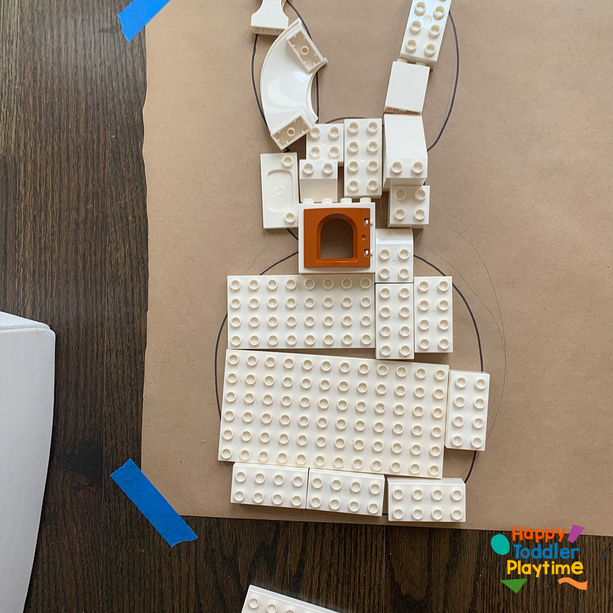 LEGO Easter Bunny Activity for Kids - Happy Toddler Playtime