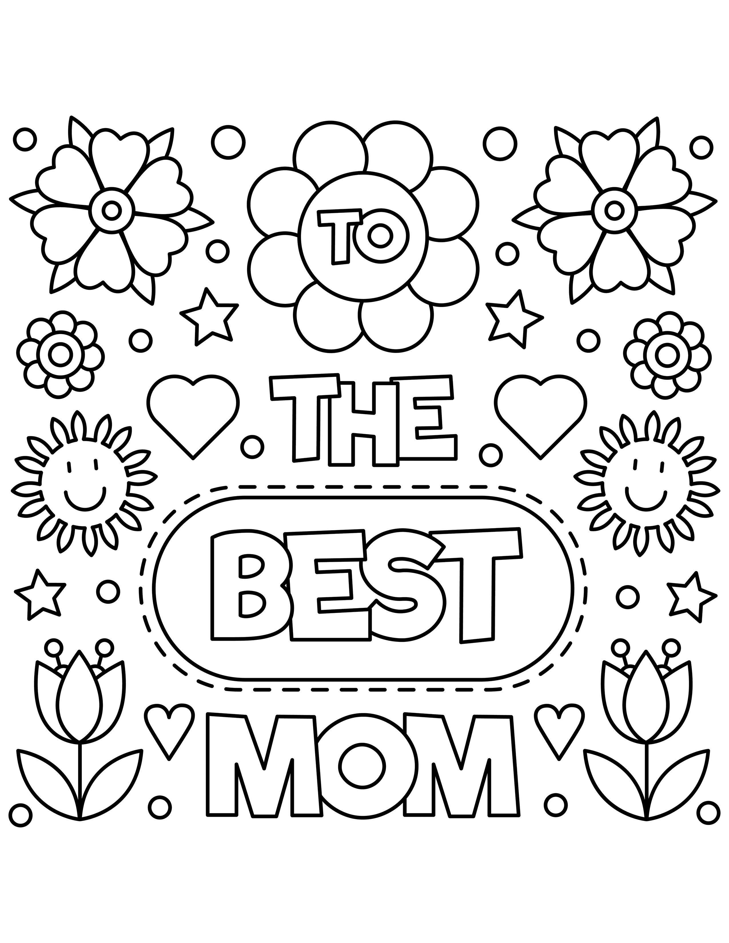 Free Mother s Day Coloring Pages Printables For Kids Happy Toddler