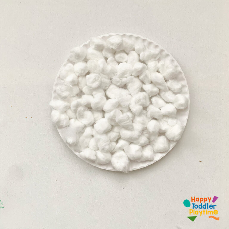 Pop-Up Paper Plate Sheep Craft - Happy Toddler Playtime