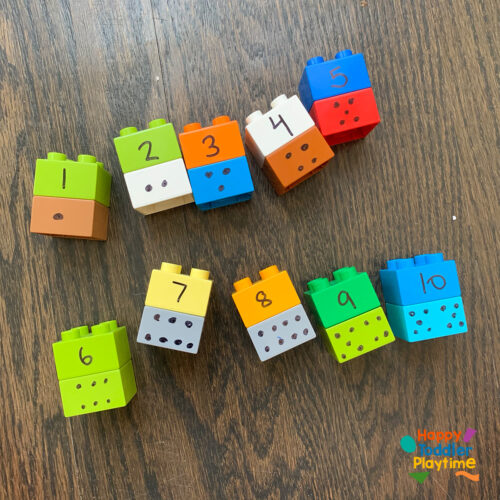 LEGO Easter Egg Hunt Activity for kids - Happy Toddler Playtime