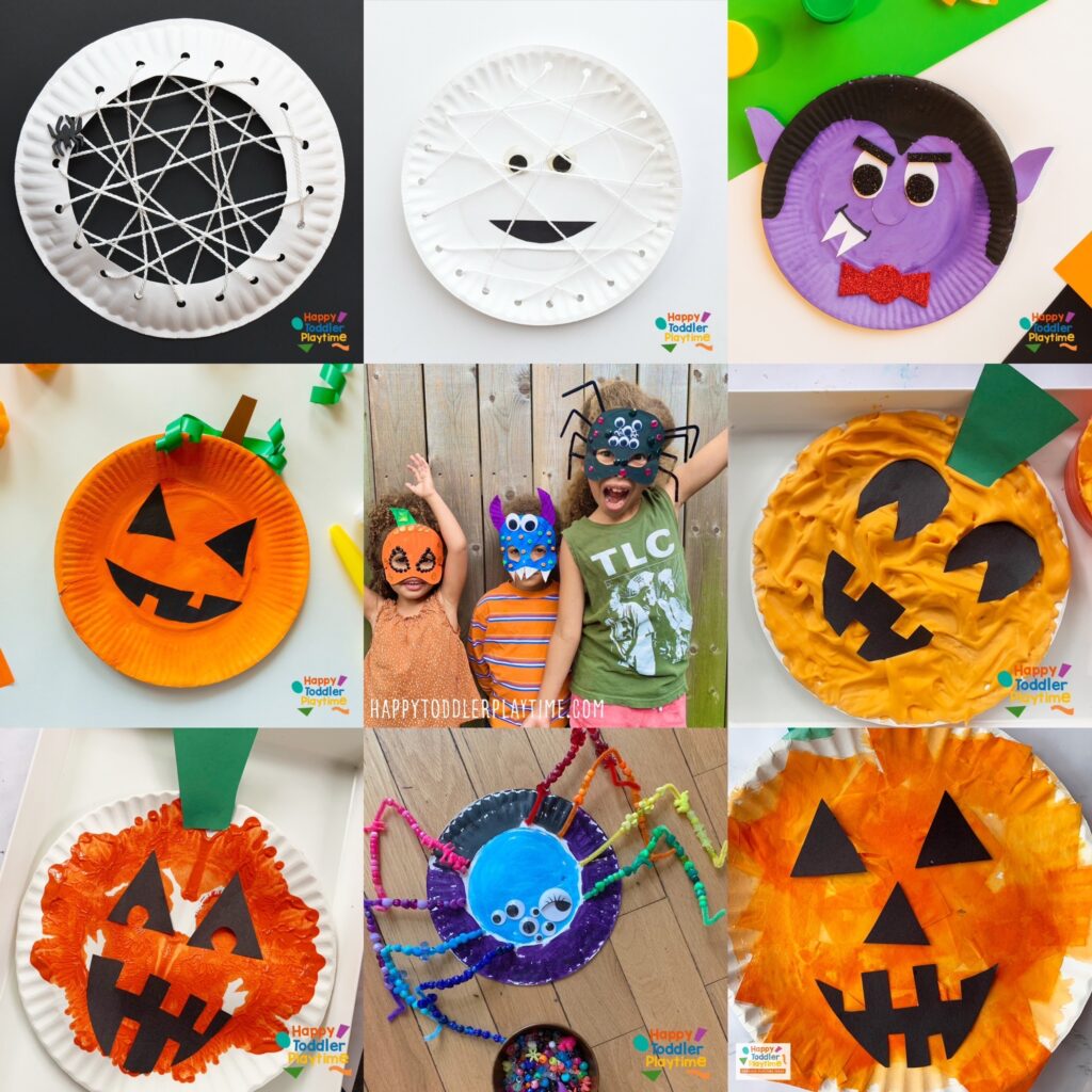 Halloween Paper Plate Crafts For Kids Happy Toddler Playtime Halloween Paper Plate Crafts For Kids Happy Toddler Playtime
