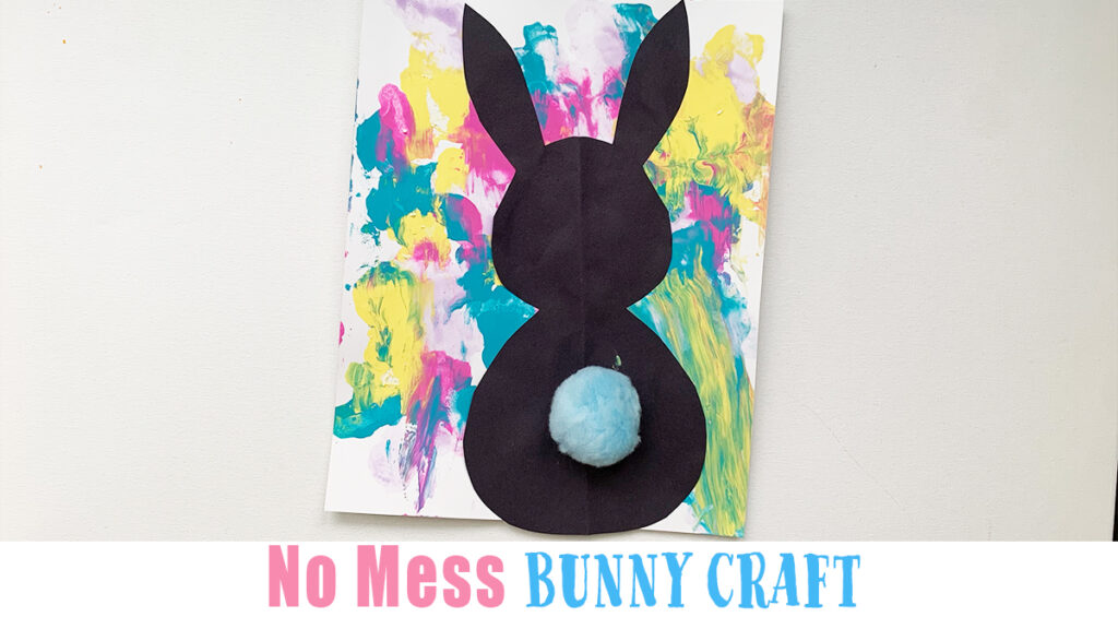No Mess Easter Bunny Painting - Happy Toddler Playtime
