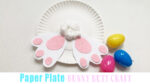 Paper Plate Easter Bunny Butt Craft - Happy Toddler Playtime