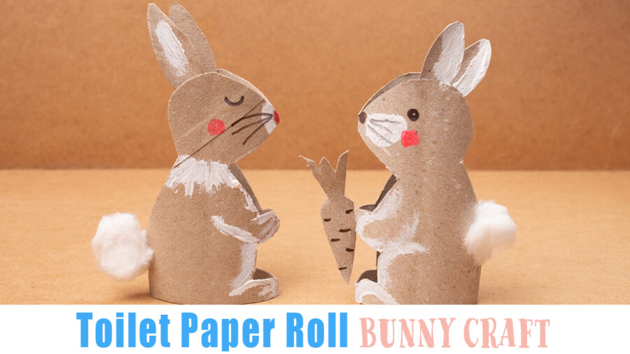 Toilet Paper Roll Easter Bunny Craft - Happy Toddler Playtime