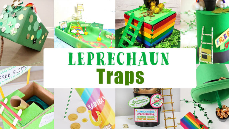 Easy Leprechaun Traps for St Patrick's Day - Happy Toddler Playtime