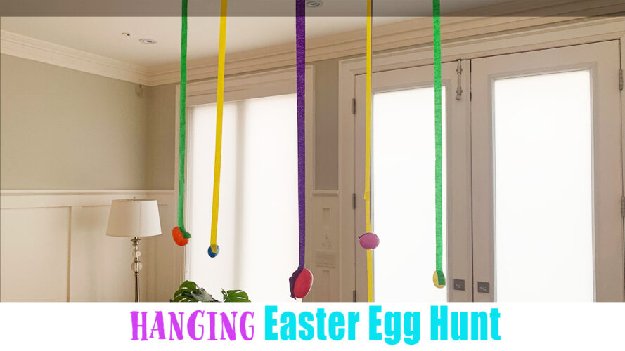 Hanging Easter Egg Hunt For Kids - Happy Toddler Playtime