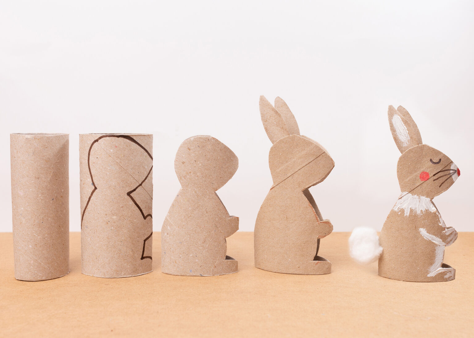 Toilet Paper Roll Easter Bunny Craft - Happy Toddler Playtime