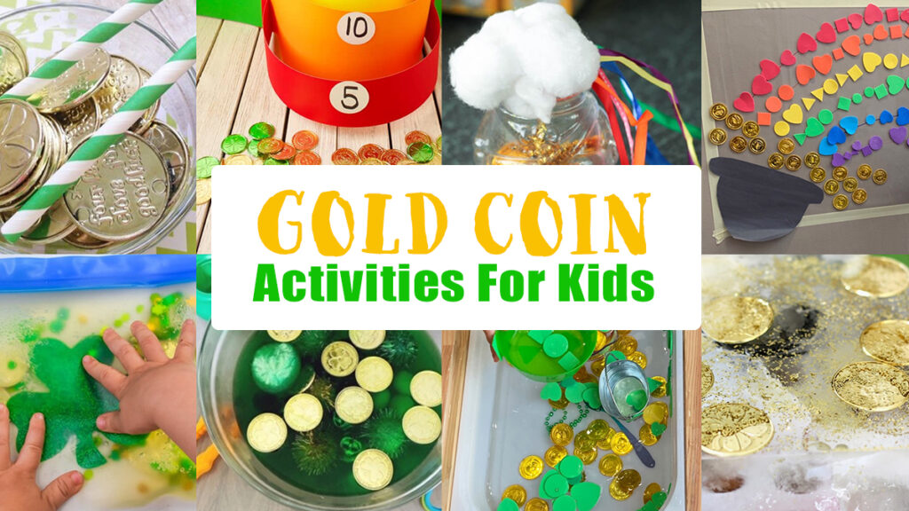 Gold Coin Activities for Kids - Happy Toddler Playtime