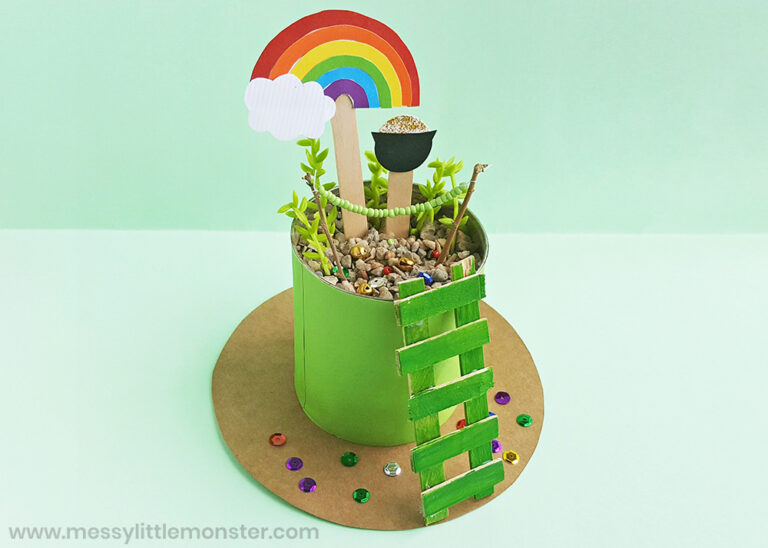 Easy Leprechaun Traps for St Patrick's Day - Happy Toddler Playtime