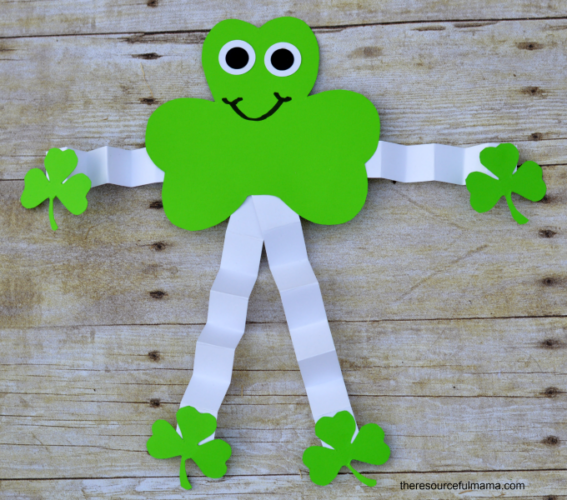 Simple & Fun Shamrock Crafts for St Patrick's Day - Happy Toddler Playtime