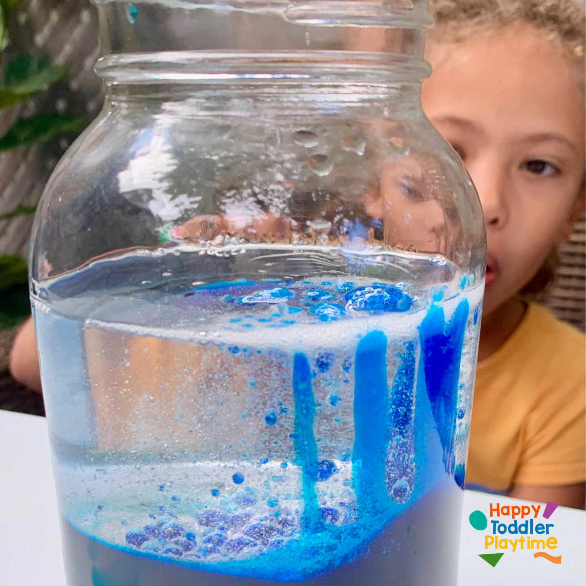 DIY Lava Lamp: Easy STEAM Activity for Kids - Happy Toddler Playtime