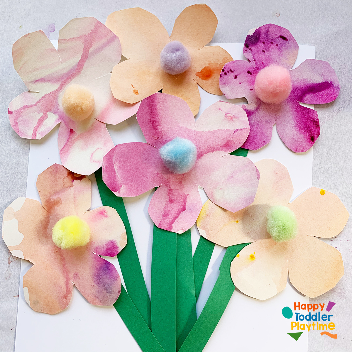 Milk Experiment Flowers: Easy STEAM Craft for Spring - Happy Toddler ...