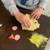 Torn Paper Hatching Easter Chick Craft - Happy Toddler Playtime