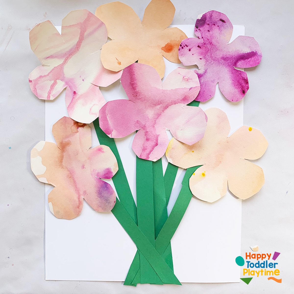 Milk Experiment Flowers: Easy STEAM Craft for Spring - Happy Toddler ...