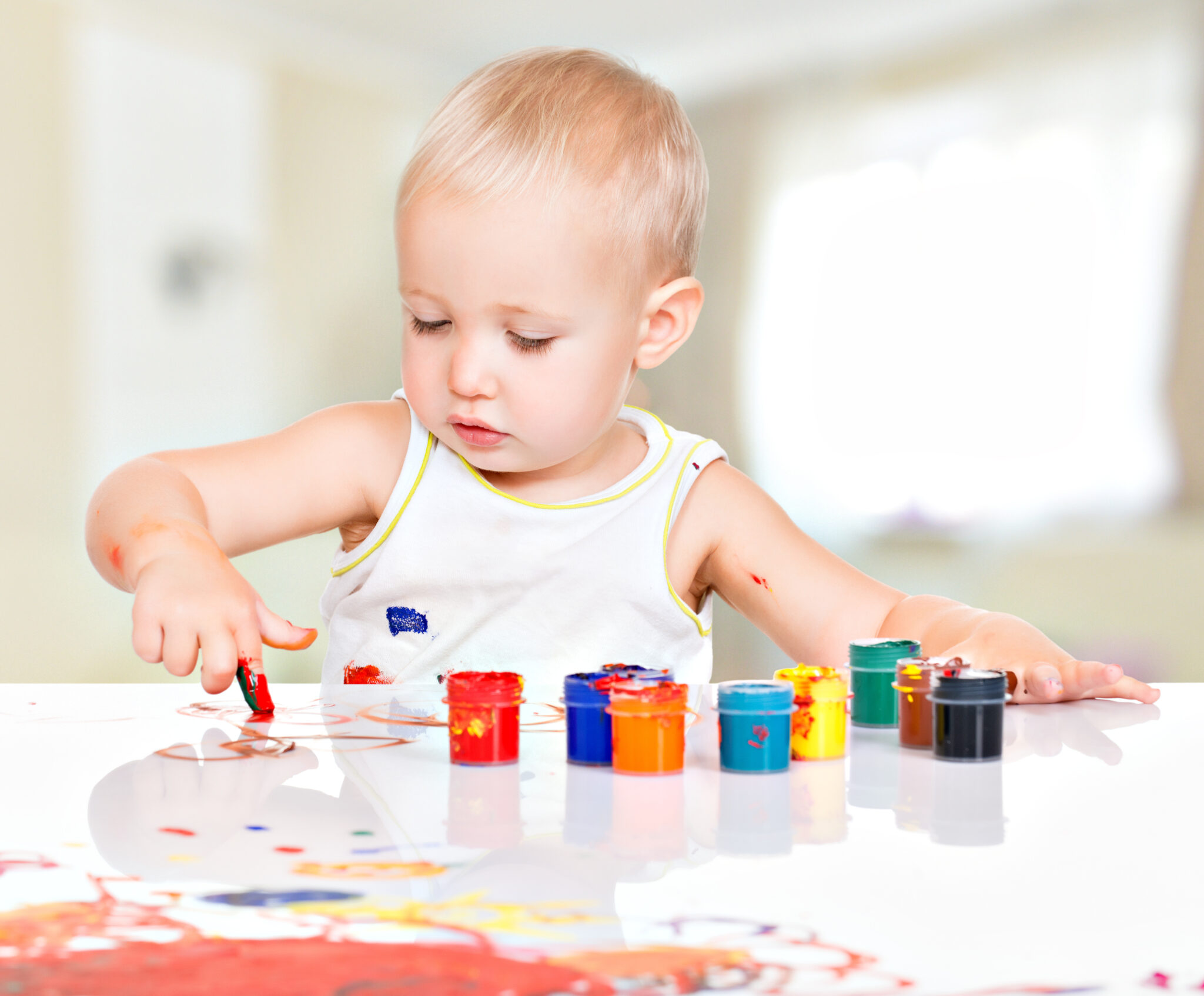 15 Super Simple Crafts for 1 Year Olds - Happy Toddler Playtime
