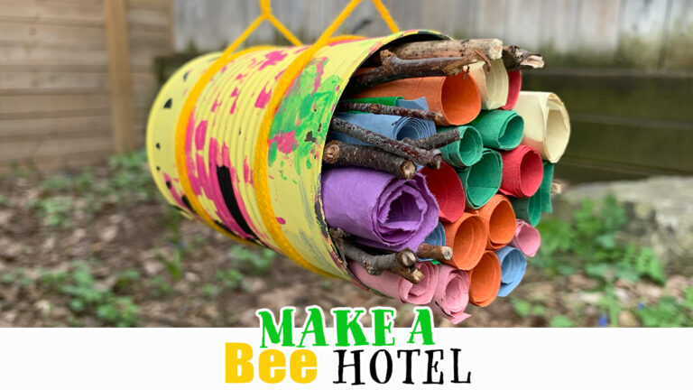 Make A Bee Hotel with Kids - Happy Toddler Playtime