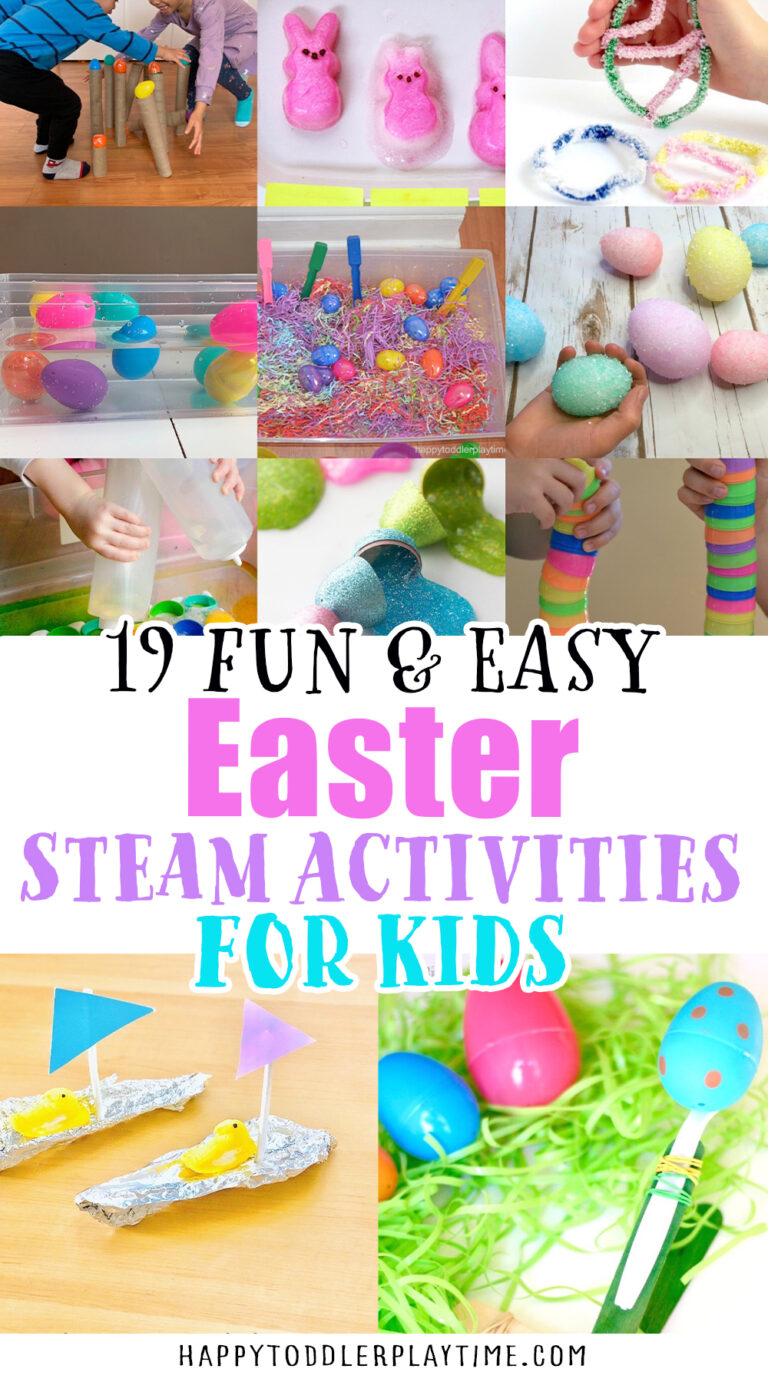 Easter STEAM Activities for Kids - Happy Toddler Playtime